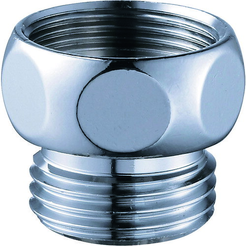●M22*1.25泡沫器を外してG1／2ねじの器具を取り付けるアダプターです。●幅(mm)：27●高さ(mm)：21.5●めねじサイズ：M22*1.25●おねじサイズ：G1／2●めねじサイズ：M22*1.25●おねじサイズ：G1／2●黄銅●...
