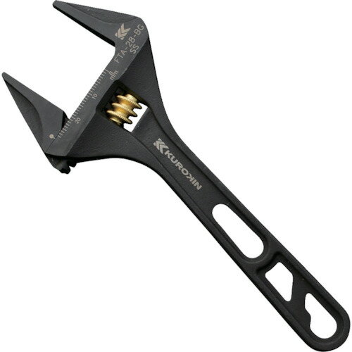 ●くわえ部：ギザ無し●くわえ部がフラットなので、ボルトを素早くしっかりホールドします。●軽量・薄型タイプかつワイドな開口です。●狭い場所でさまざまなサイズのボルトを回すのに最適です。●目盛付です。●0mmまで閉じるので、小さいものまでしっか...