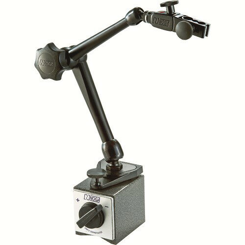 ●測定器取付：6mm・8mm・3／8インチ穴、アリ溝付●アーム：アルミ●中央部のノブを締め付けることで3点の関節が強靱にロックされます。●微調整ねじがマグネットのすぐ上とアーム先端に付いているので任意の2方向にそれぞれ微調整できます。●リニ...