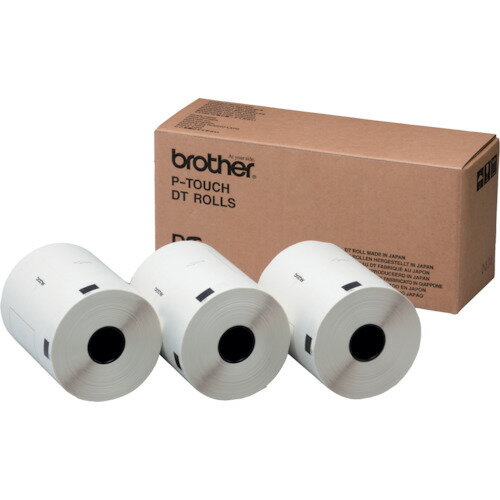 ●用紙種類：長尺紙テープ●入数：3ロール●枚数／ロール：30.48m巻／ロール●QL-1115NWB／QL-1050TypeA専用の幅広ラベルです。●荷札ラベル、仕分けラベル、お薬手帳ラベルなどに。リニューアルに伴い、パッケージ・内容等予告...