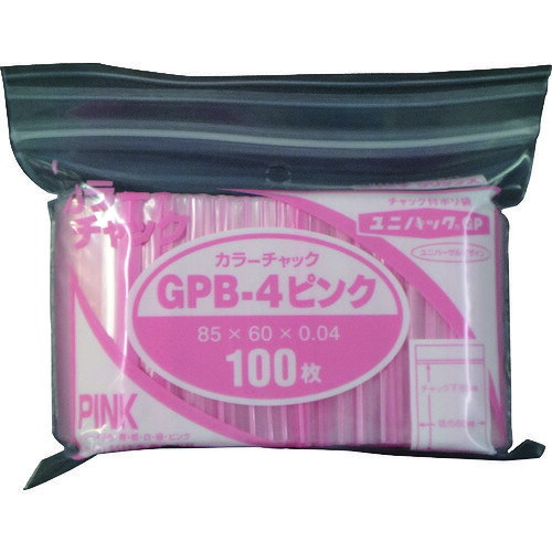 ●100枚入り1袋●食品衛生法適合（ポジティブリスト適合）●カラフルなチャックで商品の仕分けに最適です。●商品名と仕様・規格の縦寸法は、チャック下のサイズです。●リニューアルに伴い、パッケージ・内容等予告なく変更する場合がございます。予めご...