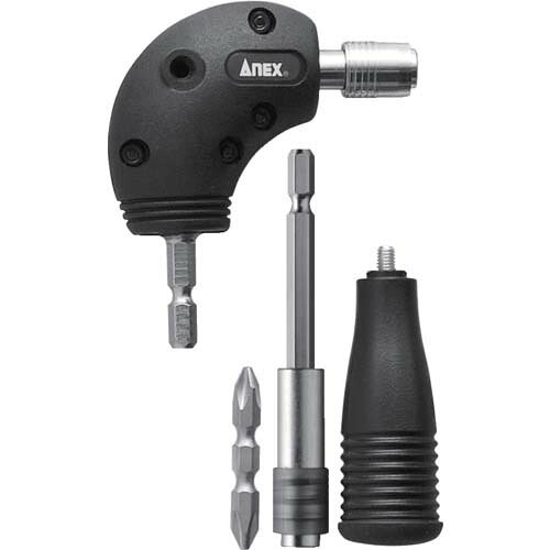●6.35mm六角軸●ヘッド幅：90mm([[+]]2*45ビット装着時)●角・際や狭いスペースでの作業に最適です。●ビットの延長ができるエクステンションホルダー付です。リニューアルに伴い、パッケージ・内容等予告なく変更する場合がございます...