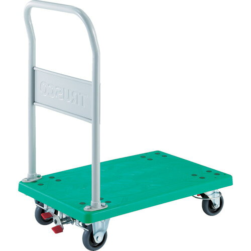 ●組立式●4輪リング式ストッパー付(TP-700JKRS-4、特許第6488227号)●固定ハンドルタイプ●自在キャスター、固定キャスター各2個●滑り止めゴム：天板中央部に大4個、キャスター取り付けねじ部に小8個●リング状の金具で自在キャス...