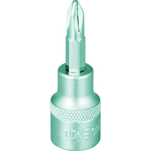 ●ラチェットハンドルなどに取り付けて使用することにより、マイナス(-)ねじ、プラス(+)ねじの締め付け、緩めができます。●差込角(mm)：9.5●刃先：[[+]]No.2●全長(mm)：52●構造用鋼リニューアルに伴い、パッケージ・内容等予...