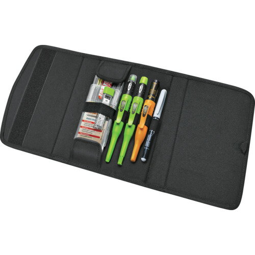 ●大工、建具職人、内装職人向けのマーキングセットです。●ベルクロファスナーとセーフティキャッチ付きです。●引き出し式吊り下げ機能付きです。●ガラス、タイル、木材、金属、プラスチックなどあらゆる材料のマーキングに。リニューアルに伴い、パッケー...