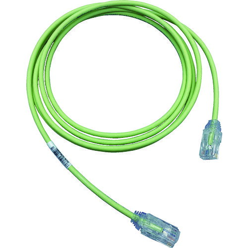 ●両端RJ45モジュラープラグ付LANケーブル●ケーブル曲げ半径(mm)：15●T568B結線●屋内用●細径(28AWG)なので省スペース設計を実現しました。●通常径パッチコードの1／2以下のサイズです。●曲げ半径が小さく柔軟なので、移設・...