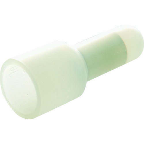●定格電圧：300V●色：乳白色●使用温度範囲：-40〜90度●JIS C2807規格品●絶縁被覆の片側が閉じた形状になっています。●機器内配線において複数電線を重ね合わせての接続に。リニューアルに伴い、パッケージ・内容等予告なく変更する場...
