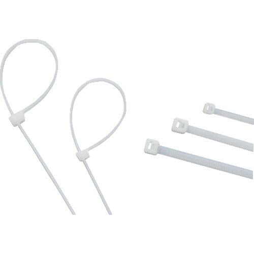 ●屋内用●使用温度範囲：-40〜85度●UL規格品(94V-2)相当●国内製造品です。●汎用性の高いナイロン結束バンドです。●強い結束力をもち、長期期間での使用に耐えられます。●一度締めると切断しない限り外す事はできません。●ワイヤー、ケー...