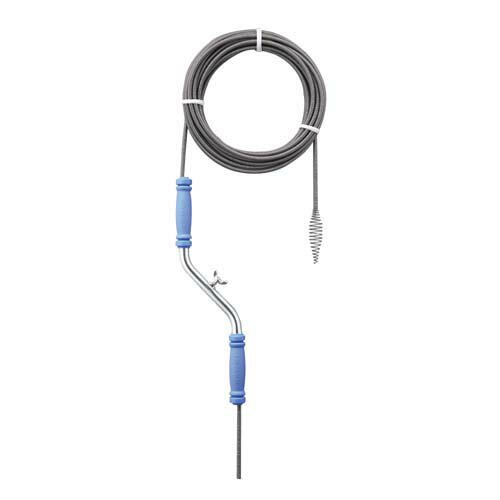 ●8mmの太いワイヤーでパワフルです。●排水管内をスムーズに通過します。●ダブルグリップで回転させながら、つまりや汚れを粉砕します。●排水管のつまりの除去に。●清掃能力距離(m)：10●清掃能力パイプ径(mm)：50〜75●付属ワイヤ(mm...