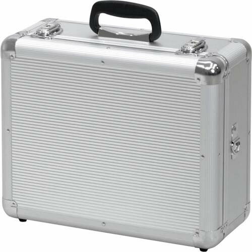 ●大切な収納物を守る鍵(2個)付き●仕切板・ベルト付き●アルミの高級感と軽量堅固さを兼ねそなえたツールケースです。●コーナー部材は衝撃に強いラウンド加工仕様です。●用途に合わせて移動できる仕切板付です。●バックル部は鍵をかけることができ、大...