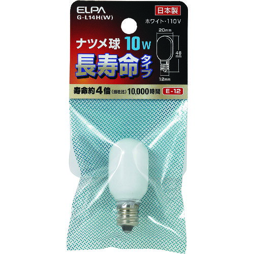 ●定格電圧(V)：110V●長寿命タイプで小形・低ワットで長寿命設計の電球です。リニューアルに伴い、パッケージ・内容等予告なく変更する場合がございます。予めご了承ください。広告文責：楽天グループ株式会社050-5212-8316