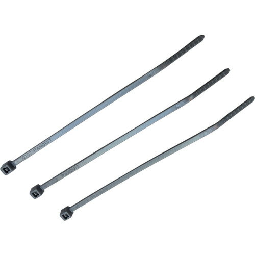 ●屋内用●使用温度範囲：-60〜85度●CSA規格品●UL94V-2●幅広く使用できる汎用性の高い標準タイプのナイロン結束バンドです。●色分け、識別に最適です。●ケーブルなどの結束。リニューアルに伴い、パッケージ・内容等予告なく変更する場合...