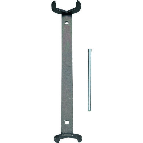 ●ワンホール混合栓のロックナットをまわすときに使用します。●ワンホール混合栓の取付および取外し用工具として。●適用寸法(mm)：36、46●全長(mm)：310●ロックナット対辺：36、46mm●鋼リニューアルに伴い、パッケージ・内容等予告...