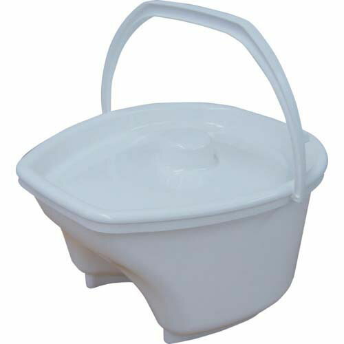 ●ポータブルトイレ用専用フタ付バケツです。●排泄用具。リニューアルに伴い、パッケージ・内容等予告なく変更する場合がございます。予めご了承ください。広告文責：楽天グループ株式会社050-5212-8316