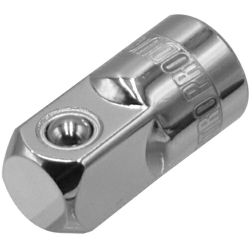 ●差込角：1／4DR(6.3mm)→3／8DR(9.5mm)●ラチェットやスピンナハンドルの差込角変更に使用する、サイズ変換アダプターです。●1／4DR(6.3mm)を3／8DR(9.5mm)にサイズアップができます。●差込角変更●インパク...