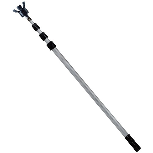 ●本体サイズ・質量：120mm*120mm*4170mm・1.3kg●組立サイズ●(最大伸長時)幅120*奥行120*高さ4170mm●(最小伸縮時)幅120*奥行120*高さ1430mm●段数：4段●ポール最大径：53mm●適合火災感知器...