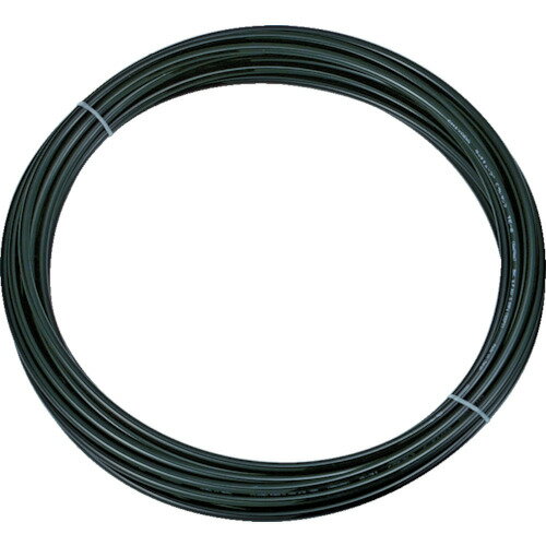●耐水性・耐油性に優れています。●柔軟性に優れており、曲げ半径が非常に小さく取扱いが容易です。●1m間隔でカットマークが表示されており、裁断作業に便利です。●色：黒●外径(mm)：4●内径(mm)：2.5●最小曲げ半径(mm)：5●使用流体...