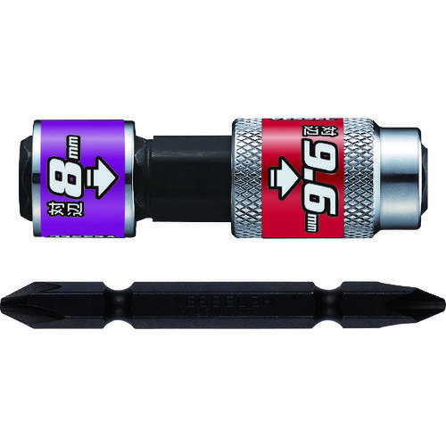 ●両頭ビット+ソケット2種+延長ジョイントの機能を1本でこなせます。●現場での作業で多くの工具を持ち歩かなくてよくなります。●カチッと確実にロックでき、紛失を防止します。●サイディング、ルーフのドリルネジの締め付け、ドライバービットの延長や...