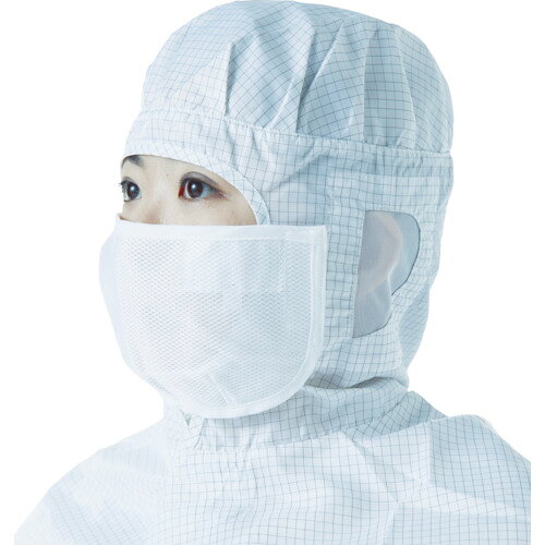 ●Wメッシュ仕様で呼吸はしやすく、発塵は抑えています。●立体型なので、顔にしっかりとフィットします。●クリーンルーム・精密機械工業・薬品、食品工場。●縦(mm)：125●横(mm)：255●色：ホワイト●Wメッシュ仕様●立体式マスク●ISO...