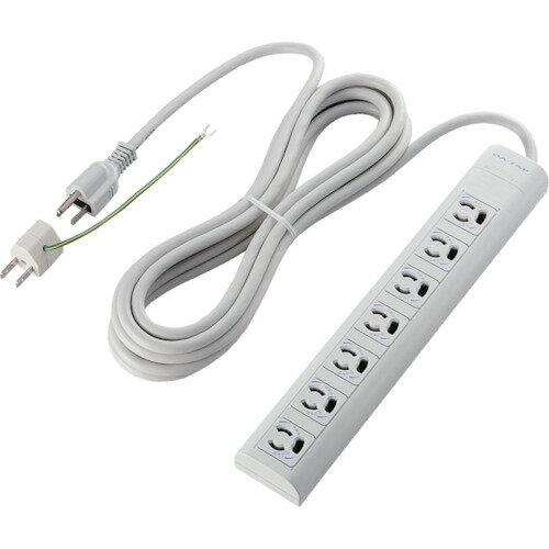 ●幅*奥行*高さ(mm)：約295*50*31●パッケージ：PE袋●ケーブル径(mm)：直径約8.5●コンセントタイプ：3P●7台の接続が可能な大口コンセントです。●プラグをしっかりとロックできる抜け止めコンセント仕様です。●二重被ふくケー...