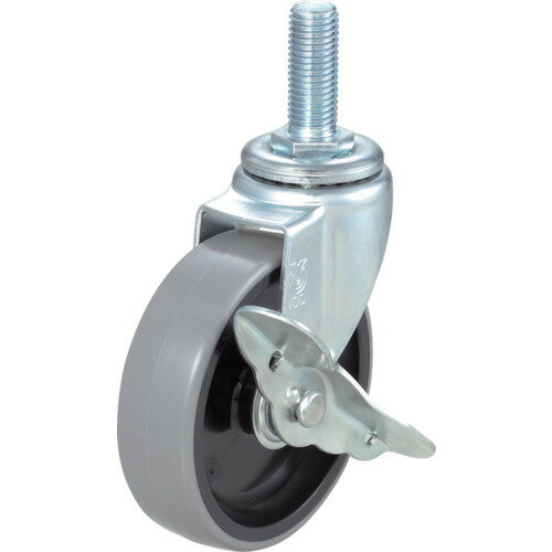 ●耐油性に優れています。●床面を汚しません。●許容荷重(daN)：70●許容荷重(kgf)：71.4●車輪径D(mm)：75●車輪幅(mm)：26●取付高H(mm)：97●軸長L(mm)：35●ねじT：M12●ねじピッチ(mm)：1.75●...