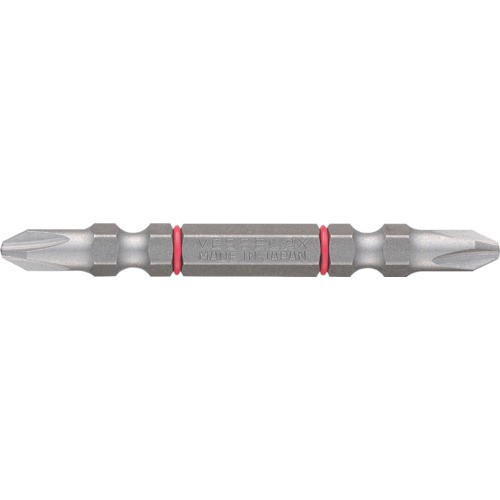 ●シャンク径：6.35mm●先端：マグネット入り●クッションリング付きで、サイズ別に色分け●ビットの振れを抑制するクッションリング付きです。●きれい打ちに最適です。●強さとねばりがあるダイハード鋼を使用しています。●階段のくさび固定や、カー...