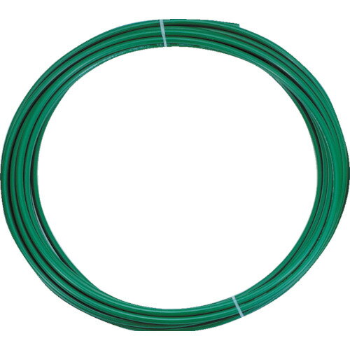 ●耐水性・耐油性に優れています。●柔軟性に優れており、曲げ半径が非常に小さく取扱いが容易です。●1m間隔でカットマークが表示されており、裁断作業に便利です。●色：グリーン●外径(mm)：4●内径(mm)：2.5●最小曲げ半径(mm)：5●使...