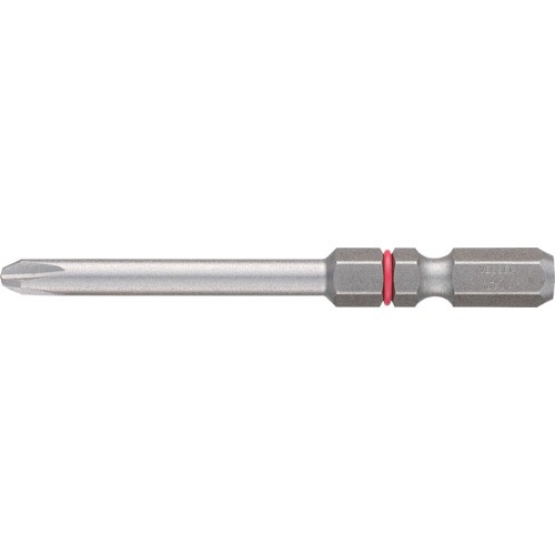 ●シャンク径：6.35mm●先端：マグネット入り●クッションリング付きで、サイズ別に色分け●ビットの振れを抑制するクッションリング付きです。●狭い場所への打ち込みや、きれい打ちに最適です。●強さとねばりがあるダイハード鋼を使用しています。●...