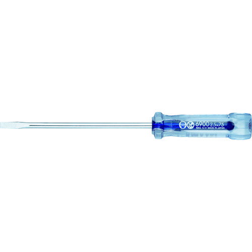 ●カラフルなクリスタライン柄で、[[+]][[-]]で色分けしています。●柄の末端は凹型で、指先で押しつけて締め付けができます。●刃先：[[-]]2.5●軸長(mm)：50●全長(mm)：101●全身焼入●先端：マグネット入り●軸：クロムバ...