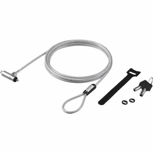 ●Noble Wedgeスロット対応 ●パソコンや液晶モニター、外付けHDDなどを盗難から守る ●径約11mmの小型シリンダー錠です。●簡単に施錠できるワンプッシュロック ●保管・管理に便利なマスターキー／統一キーモデル ●360度回転機構...