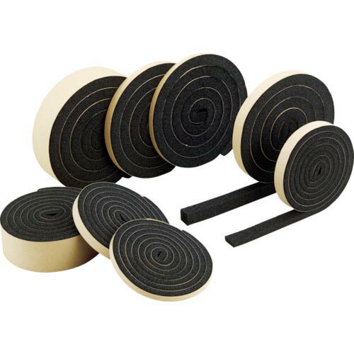 ●粘着力：4.6N／10mm●切断にはカッターが必要●片面タイプ●耐久性・耐候性に優れたEPDM発泡体に、粘着テープを付けた高機能シール材です。●防水・気密・防音・断熱に。リニューアルに伴い、パッケージ・内容等予告なく変更する場合がございま...
