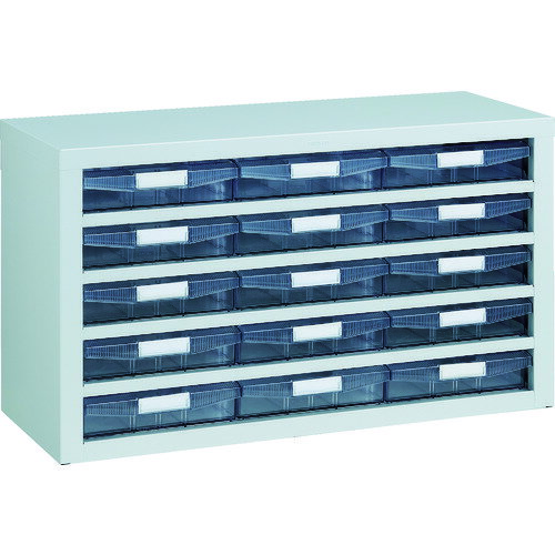 ●本体色：ホワイト●引き出しは透明タイプで中身が見えて仕分けに便利です。●本体は引き出しの飛び出し防止機能付です。●横型タイプの部品管理ケースです。●奥行が307mmなので、作業台に置いて使用しても、作業面が広く取れます。●各引出しに仕切板...