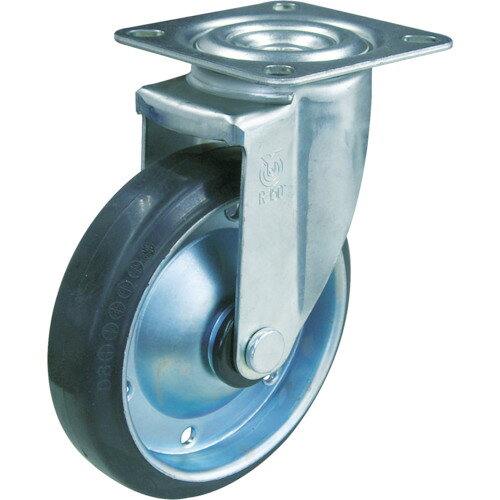 ●走行性、耐荷重性を備えた標準的な軽・中量荷重用キャスターです。運搬台車やロールボックスパレット、その他一般作業用に数多く使用されている標準寸法のキャスターです。●自在旋回部はダブルベアリングを採用しています。●運搬台車やロールボックスパレ...