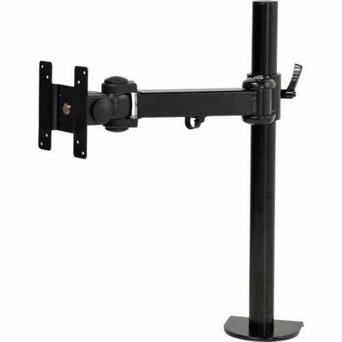 ●対応モニター：VESA規格対応(75mm x 75mm または100mm x 100mm)●ポールの直径(太さ)：35mm●保証期間：6ヶ月●耐荷重最高10kgです。●モニターの360度回転、クランプ2本止め、高さ調整も楽に行えます。●モ...