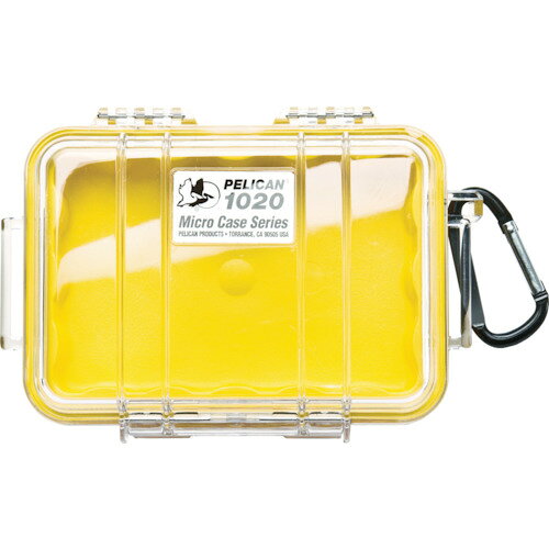 ●自動気圧調整バルブ●Oリング(ネオブレン)●カラビナ付●保護等級：IP67●高い気密性・防水性と耐衝撃性、耐圧性、防塵性を兼ね備えた、ペリカンケースの小型ケースです。●小型精密機器など小物類の運搬、保管に。●腕時計や電子メディアなど小物類...