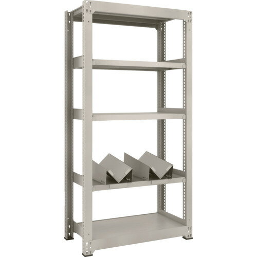 ●一斗缶サポート台付●最大積載量：2500kg／台●均等積載量：300kg／段●一斗缶やペール缶のどちらでも保管可能な棚です。●サポート台は注ぎ口が下にくるよう傾斜がついており、給油コック使用時でも最後まで使いやすく便利です。●高さ、奥行が...