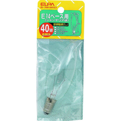 ●定格：電圧100／110V・消費電力40W・寿命：約1●海外照明器具用(主にヨーロッパ)です。リニューアルに伴い、パッケージ・内容等予告なく変更する場合がございます。予めご了承ください。広告文責：楽天グループ株式会社050-5212-8316