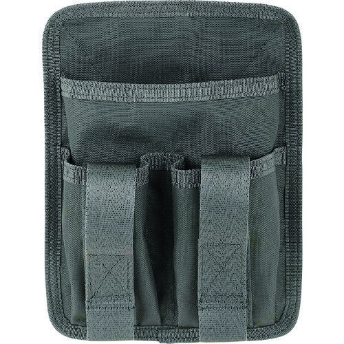 ●裏面が面ファスナーのフック状(マジックテープ)になっており、ループ面に取り付け可能です。●色：チャコール●幅(mm)：127●高さ(mm)：178●500デニールKodraナイロン(ポリウレタンコーティング)リニューアルに伴い、パッケージ...