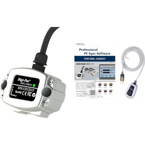●JIS規格品●リアルタイム振動測定計内蔵●2軸傾斜角同時測定、水平面角度・勾配測定、振動測定、ロギング、分析機能を備えており、リアルタイムでの精密データ収集が可能なため、データ分析やレポートなどに最適です。●Digi-Pas 2軸傾斜セン...