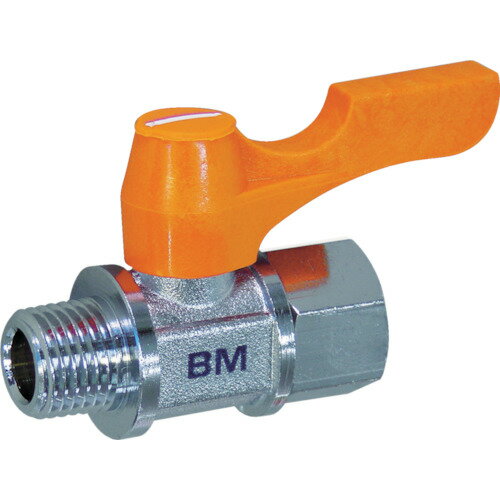 ●ボールバルブと継手の一体化コンパクトな形状です。●両テーパー型です。●特有のカラー感覚とデザインは機器の機能と美観を高めます。●0.98MPa(80℃〜-10℃)の水、空気、油用です(凍結個所は除く)。●接続口径D1：R1/4●高さ(mm...