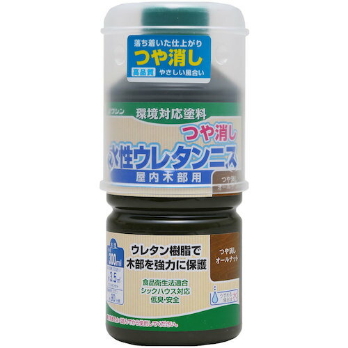 ●塗り面積(2回塗り)：約3.5平方メートル(畳約2枚)●うすめ液：水(水道水)●耐久性があり、低臭で安全な扱いやすい屋内用ニスです。●屋内木部仕上げ用リニューアルに伴い、パッケージ・内容等予告なく変更する場合がございます。予めご了承くださ...