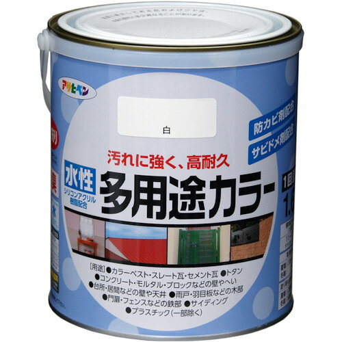 ●塗布面積：11〜15[[M2]]●反応硬化型シリコン変性アクリル樹脂により、耐久性に優れた高性能塗料です。●屋内外の木部・鉄部・トタン・モルタル・コンクリートなどに(一部のトタンを除く)●(保管上の注意)直射日光や火気のある場所、-5度以...