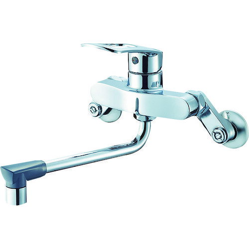 ●今までよりもさらにエコ＆節約機能にこだわった+ECO(プラスエコ)シリーズです。●お湯の手前で「カチッ」とクリック感でお知らせするため、お湯の無駄づかいを抑止できます。●水はねしにくい泡沫吐水タイプです。●台所用シングルレバー混合栓。●呼...