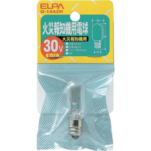 ●バルブ径(mm)：20●入数：1個●ビル、工場、劇場などの防火設備としての火災報知機に使用する電球です。●火災報知機に。リニューアルに伴い、パッケージ・内容等予告なく変更する場合がございます。予めご了承ください。広告文責：楽天グループ株式...