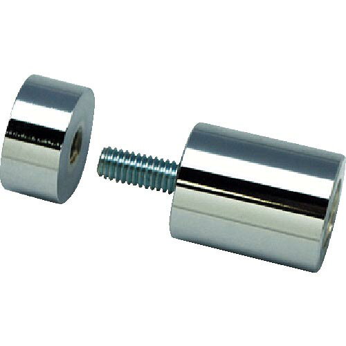 ●使用皿ビス径：4mm(別売)●パッキン2枚付●取付物穴径：8mm●取付物厚さ：3〜10mm●ボルトサインナットは、壁面に取り付けた本体のねじにアクリル板等のパネルを引っ掛けることで、安全で簡単にサインの取替えが行えるサインナットです。●ご...