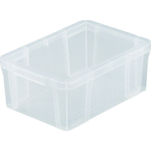 ●軽量のため、持ち運びが容易です。●全面ベタ目の多目的通箱として、あらゆるシーンで汎用的に使用できます。●小物の整理や保管に最適です。●事務所や物置の整理に。●色：透明●容量(L)：2.6●適合フタ(別売)：-●適用カード差し(別売)：-●...