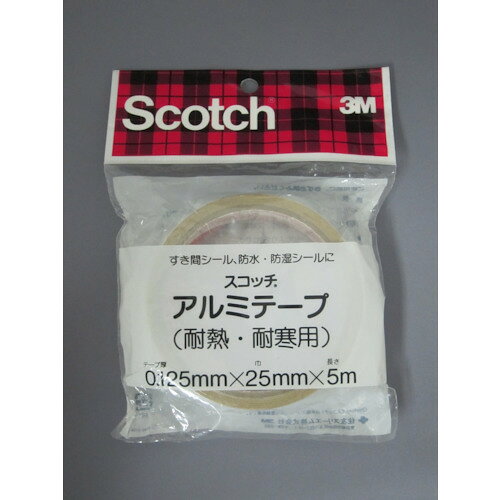 ●180度方向剥離力：3.92N／10mm●使用温度範囲：-50〜150度●アルミ箔基材のテープです。●雨とい補修。●流し台、ガスレンジのつなぎ目(すきま)に。●耐熱、耐寒用リニューアルに伴い、パッケージ・内容等予告なく変更する場合がござい...