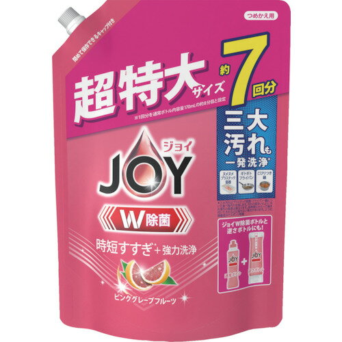 ●洗浄力・除菌力・すすぎの黄金比ジョイです。すべての便益を高レベルに実現※すべての菌を除菌するわけではありません。●お皿洗いをしている最中のニオイを徹底消臭●ファブリーズ共同開発●食器用洗剤●原液使用リニューアルに伴い、パッケージ・内容等予...