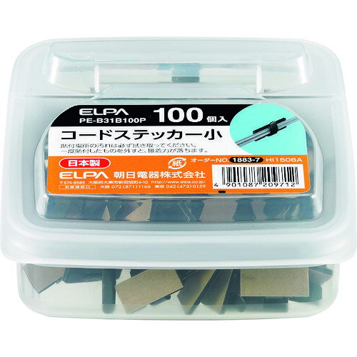 ●釘の打てない狭い場所や、タイル、ガラス等の表面にコードを固定する場合に使用します。●裏面をはがして取り付け場所へ強く押し付けてください。リニューアルに伴い、パッケージ・内容等予告なく変更する場合がございます。予めご了承ください。広告文責：...