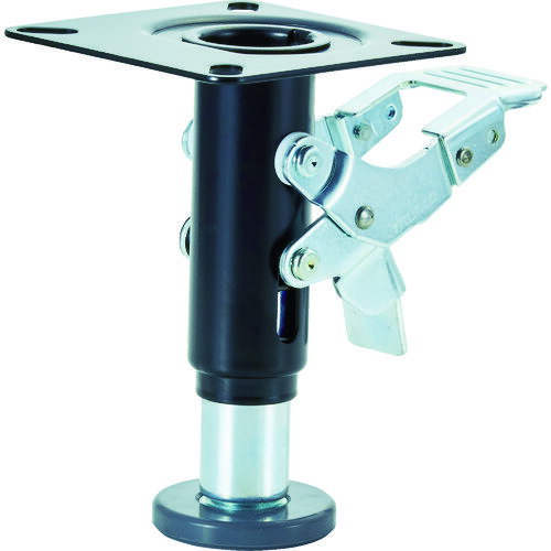 ●操作性・耐久性に優れ、安全なスチール製フロアロックです。●内蔵スプリングの働きにより床面を押し付けてロックします。(ロック時に台車が持ち上がりません。)●適正取付高さ(mm)：198●ストローク(mm)：25●最高高さ(mm)：203●取...